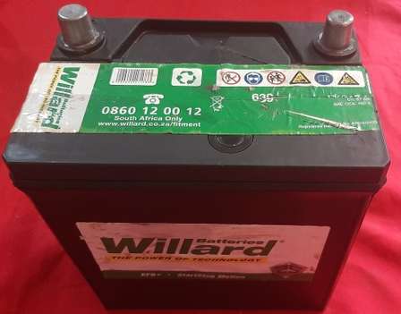 Rechargeable Batteries - Willard 639 12V Battery 67Ah 480A- used as ...