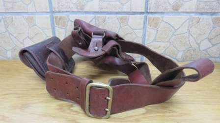Other Militaria - Vintage Leather SAPS/SAPD With Gun Holster, Cuff ...