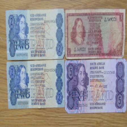 Other South African Bank Notes - Collection of Four RSA Notes - 2 x Two ...