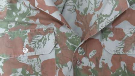 Uniforms - SAPS KOEVOET TIN Camouflage Long-Sleeved Shirt. Details in ...