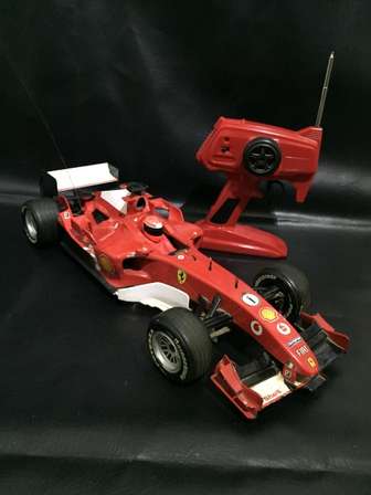 Formula 1 - Large formula 1 Ferrari Rc car with remote and battery pack ...