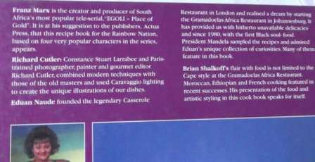 Cooking, Food & Wine - EGOLI RECIPE BOOK - EDUAN NAUDE & BRIAN SHALKOFF ...