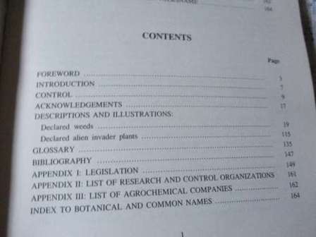 Natural Science - VERKLAARDE ONKRUIDE EN INDRINGER PLANTE / DECLARED ...