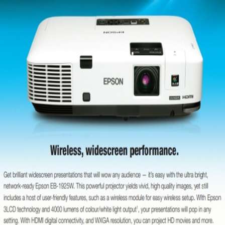 Projectors - EB-1925W 3LCD Multimedia Projector, WXGA (1280x800) Native ...