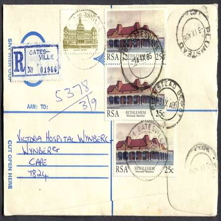 Republic of South Africa - RSA - Cover Registered At Gatesville Post ...