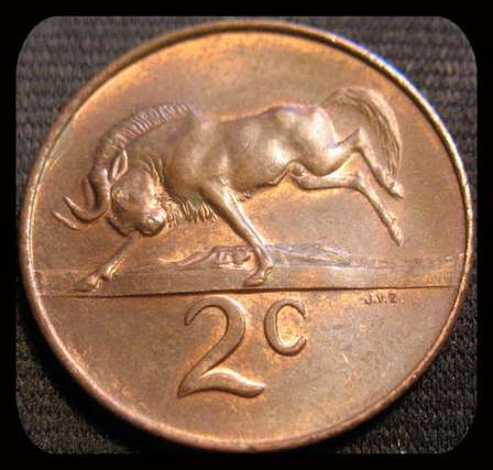 Africa - 1965 2 Cents Afrikaans Suid Afrika Coin *AU* was sold for R2 ...