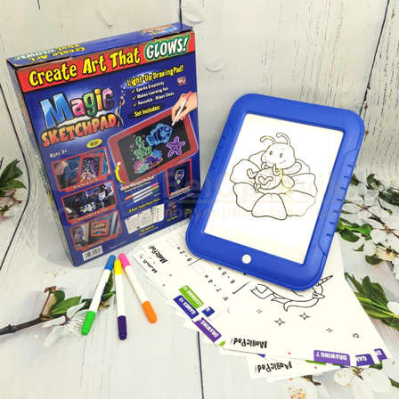 Drawings - Magic Pad Illuminated Drawing Magic Sketchpad - Light up ...