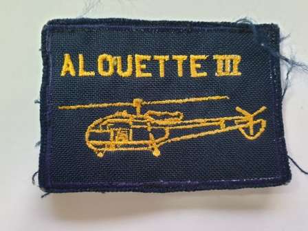 South African Airforce - SAAF Alouette 3 flight suit patch was sold for ...