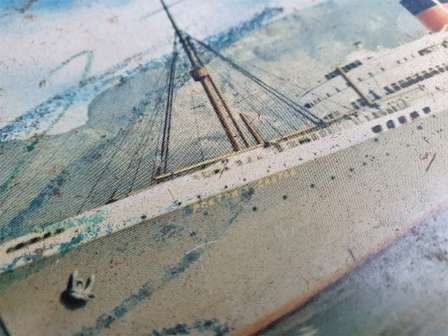 Maritime - Vintage Union castle line ss pretoria Vessel/Ship Tin was ...