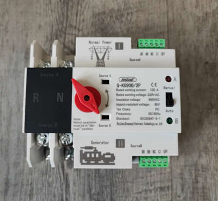 Switches - Auto/Manual Transfer Switch ATS Din 100Amps 2 Pole AC220v ...