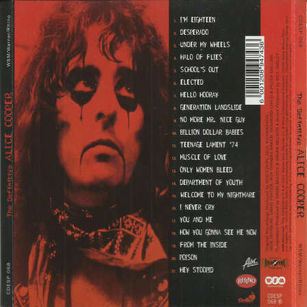 Rock - ALICE COOPER The Definitive CD was sold for R70.00 on 2 Jul at 16:58 by Subterania Music ...