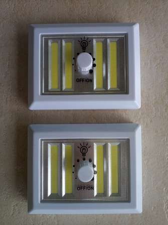 Light Bulbs - 2 x COB LED Light Switches with Dimmers for Load Shedding ...