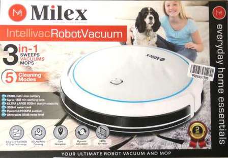 Other Home & Living - MILEX 3 IN 1 (SWEEP/VACUUM/MOP) ROBOT VACUUM WITH ...