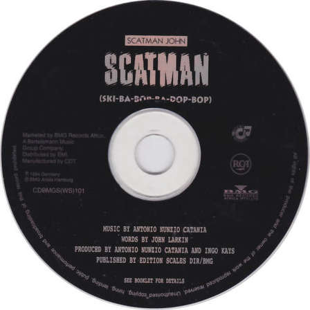 Pop - Scatman John - Scatman (Ski-Ba-Bop-Ba-Dop-Bop) CD Single - CDBMGS(WS)101 was listed for ...
