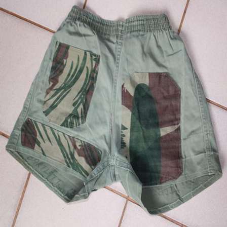 Kit - Rhodie shorts. Kit belonged to the late Sgt Bruce Bartlett ...