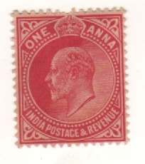India - One Anna Stamp India Postage & Revenue was sold for R5.00 on 28 ...
