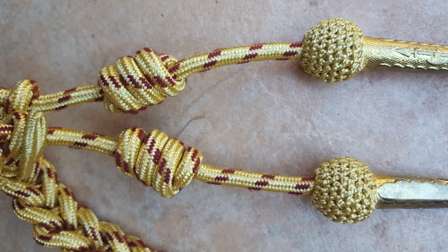 Kit - scarce SAMS medical service aide-de-camp/ aguillette arm cord for ...