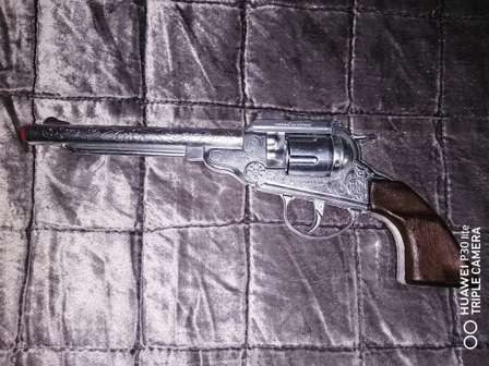 Other Collectable Toys - Gonher Cowboy Style Revolver Metal Toy Cap Gun ...