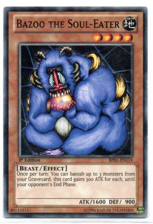 Trading Cards - Yu-Gi-Oh! - Bazoo The Soul-Eater - 1st Ed/Common ...