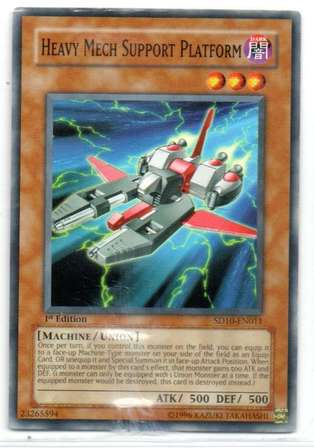 Trading Cards - Yu-Gi-Oh! - Heavy Mech Support Platform - 1st Ed/Common ...