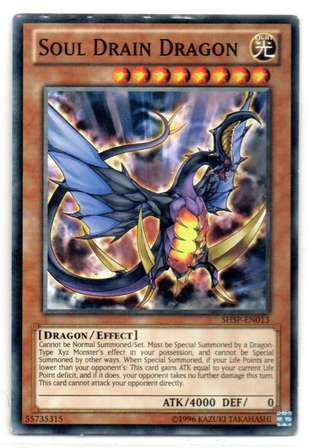 Trading Cards - Yu-Gi-Oh! - Soul Drain Dragon - Common - Shadow ...