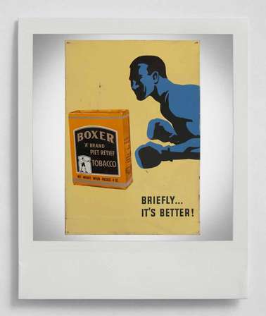 Advertising - BOXER TOBACCO SIGN (TINPLATE) was sold for R1,021.00 on ...