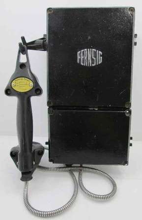 Telephones - Rare Vintage Fernsig Essen Metal Explosion Proof Mining ...