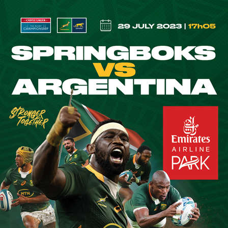 Sport Event Tickets - 2x Category A Springboks vs Argentina tickets 29 ...