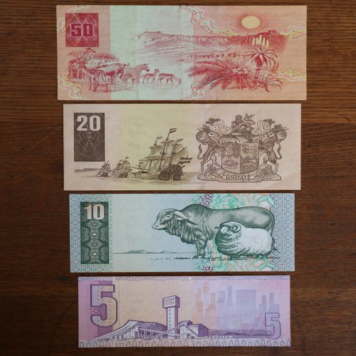 CL Stals - South Africa CL Stals Notes Set, R5 Five Rand, R10 Ten Rand ...