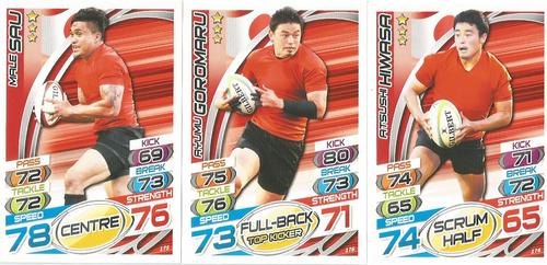 Trading Cards - JAPAN - RUGBY WORLD CUP 2015 - TOPPS - COMPLETE 3 `BASE ...