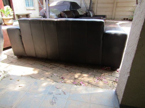 Couches & Chairs - CORICRAFT TERRY LEATHER 3 SEATER SOFA *Genuine ...