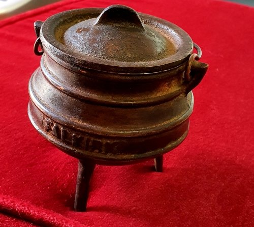Other Africana - FALKIRK. DRIEBEEN POT. 90MM HIGH. CAST IRON. was sold ...