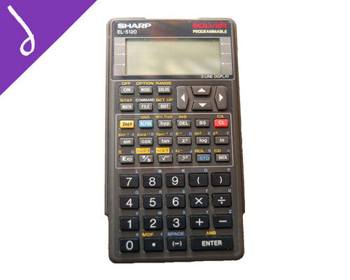 Calculators - Sharp Calculator EL-5120 Programmable Scientific ...