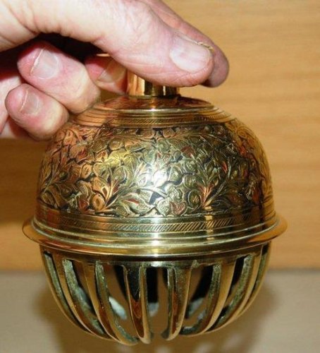 Brass - Magnificent Rare Large Vintage Elephant Claw Bell with ...