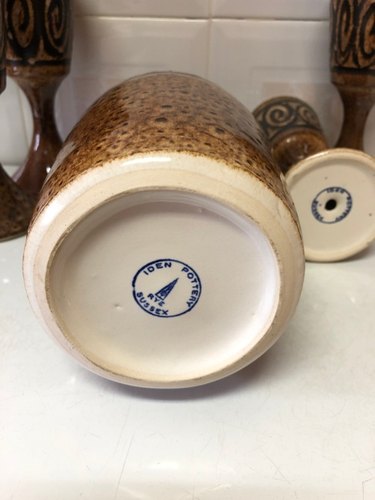 English Porcelain - IDEN POTTERY RYE SUSSEX ENGLAND LARGE PITCHER ...