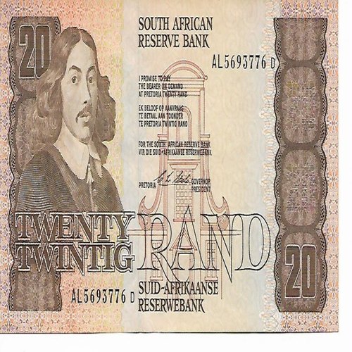 CL Stals - 1990 SOUTH AFRICA R20 BANK NOTE - CL STALS CIRCA 1990 ...
