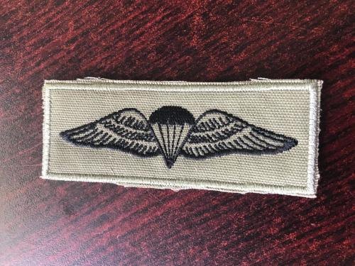 South African Army - SANDF PARACHUTE CLOTH WING was sold for R80.00 on ...