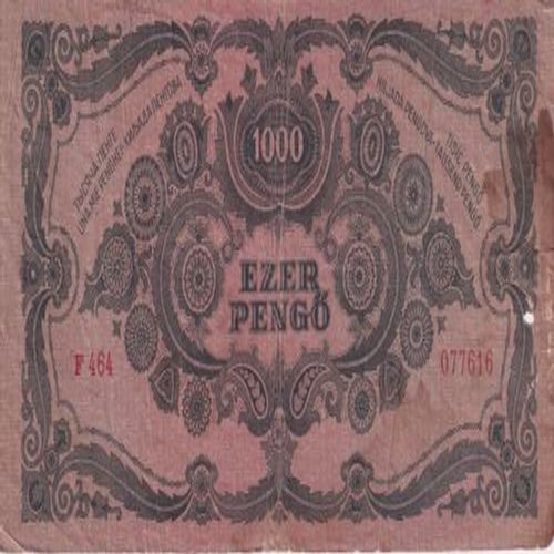 Europe & Great Britain - POST WW2 INFLATION - HUNGARY 1000 PENGO 1945 ...