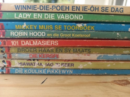 Afrikaans - Walt Disney versameling in Afrikaans (9 boeke) was listed ...