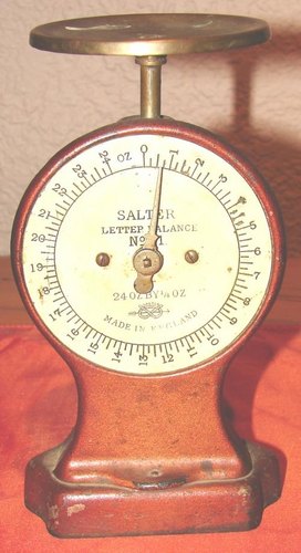 Other Antiques & Collectables - Antique Salter Letter Balance Scale No ...