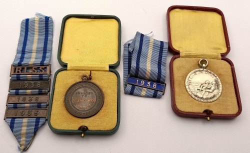 Commemorative - Vintage 1930's ROYAL LIFE SAVING SOCIETY medals BRONZE ...