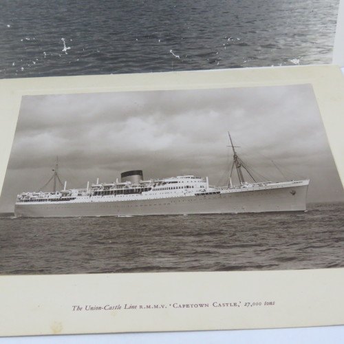 Maritime - Original photo of the Union Castle Ship - Cape Town Castle ...