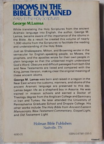 Philosophy, Religion & Spirituality - Idioms In The Bible Explained ...