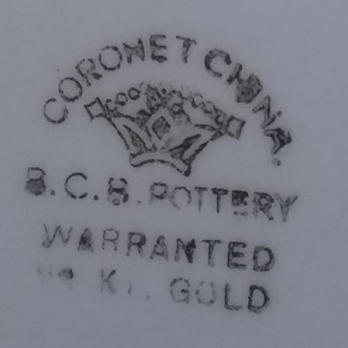 Oriental Porcelain - Oriental-Saucer-Coronet China-B.C.R. Pottery was ...