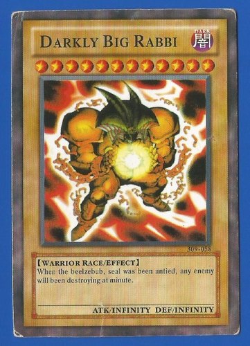 Trading Cards - YU-GI-OH Trading Card Game-Konami-Darkly Big Rabbi-ATK ...