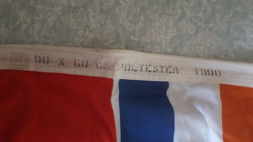 South African Army - SADF Flag 90x60cm 1990 Perfect condition was sold ...