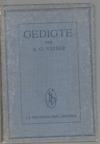 Africana Books - GEDIGTE VAN A G VISSER (1935) was listed for R65.00 on ...