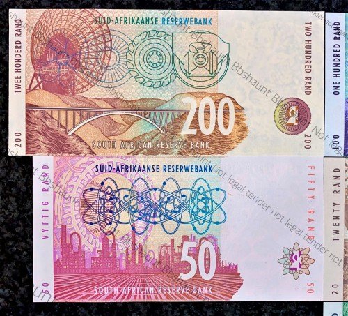 CL Stals - COMPLETE SET OF CL STALS & DECIMALS R200 TO R10 SECOND ISSUE ...