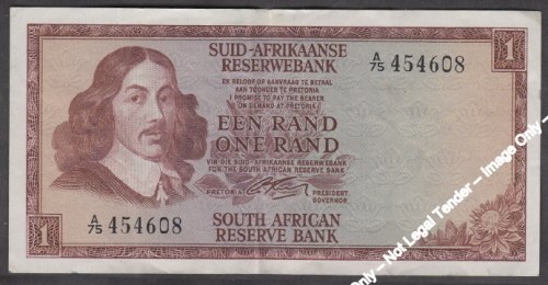 G Rissik - Republic of South Africa : One Rand of 1966 (Third R1 Series ...