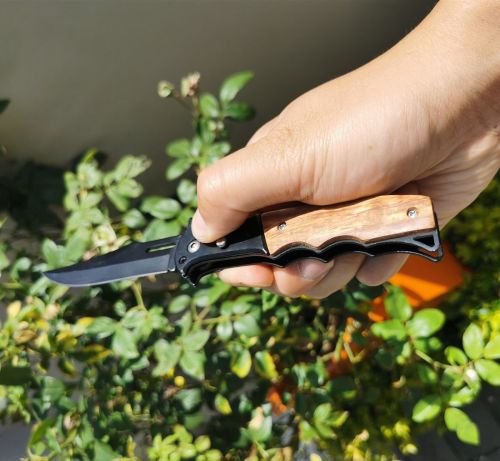 Tools & Knives - Flick Knife Folding Tactical Hunting Knife - 20.5cm ...